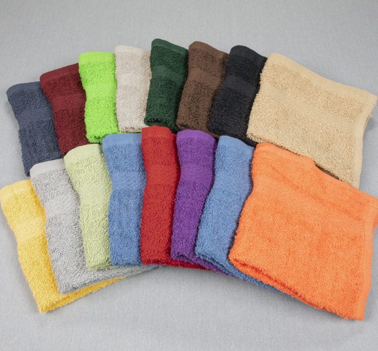 12x12 Standard Color Washcloths - 1 lb/dz - Texon Athletic Towel