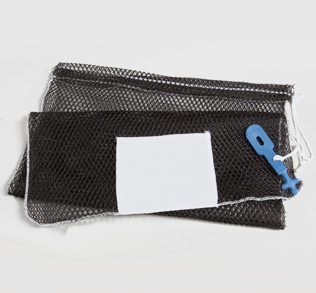 Mesh Laundry Bag with Rubber Closure, Buy Wholesale