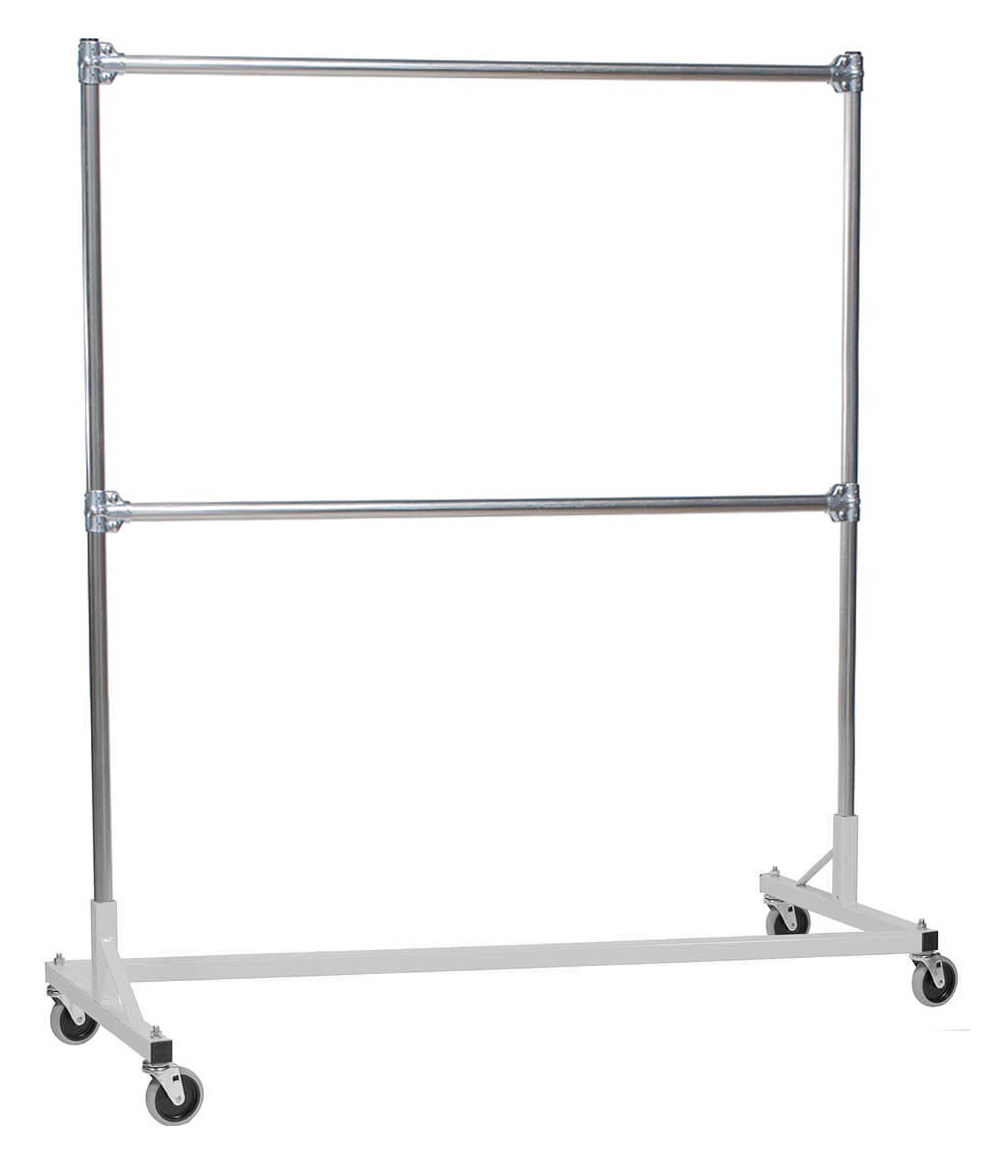 Z-Rack, 60″ Long Double Rails, 72″ Tall-Adjustable