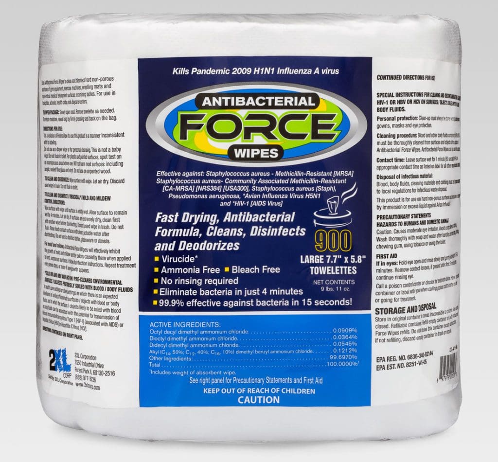 Gym Wipes |Disinfecting | Sanitizing Wipes, Wholesale Bulk - 2XL