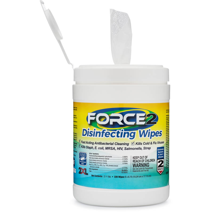 Force 2 Disinfecting Wipes - Texon Athletic Towel