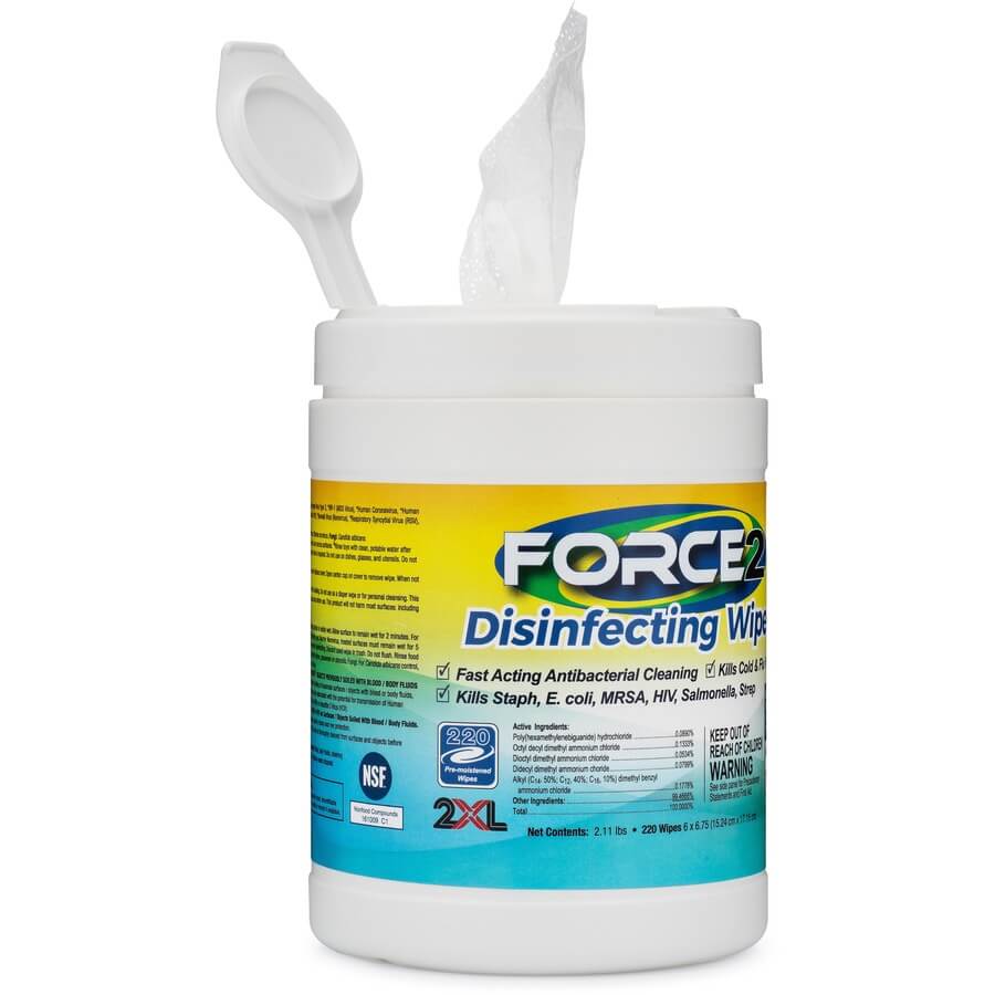 Force 2 Disinfecting Wipes - Texon Athletic Towel