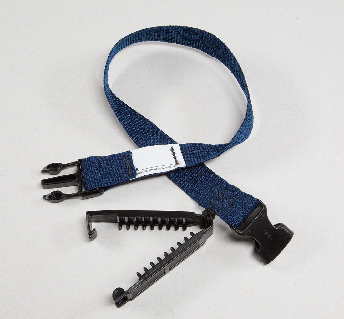 Custom Laundry Straps with Sublimated ID Tags - Color: Navy blue ...