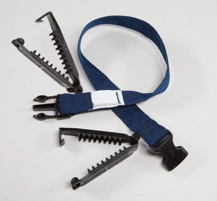 Custom Laundry Straps with Sublimated ID Tags - Color: Navy Blue ...