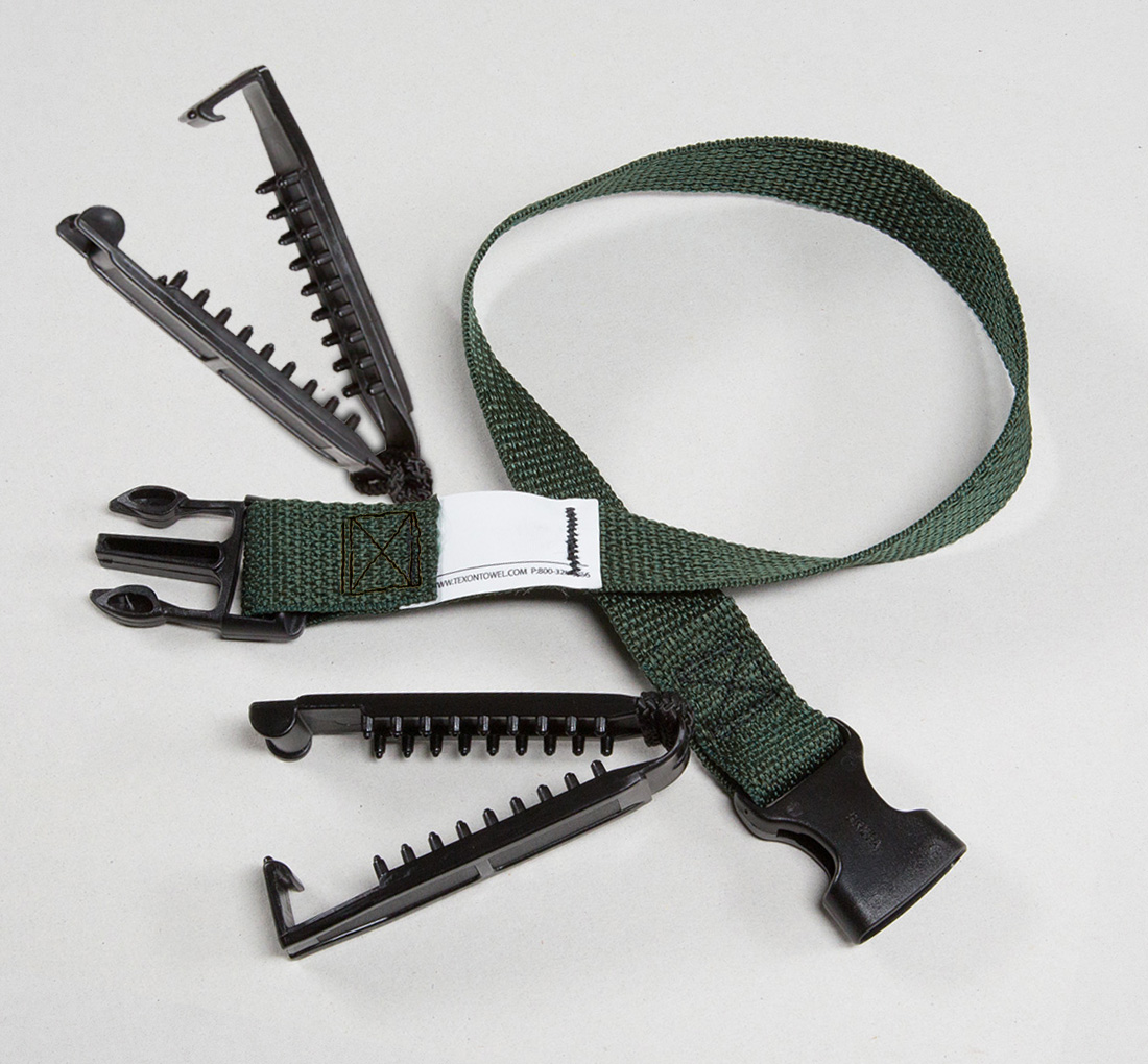 Laundry Loop, Straps with Double Sock Clips | Texon Athletic Towel