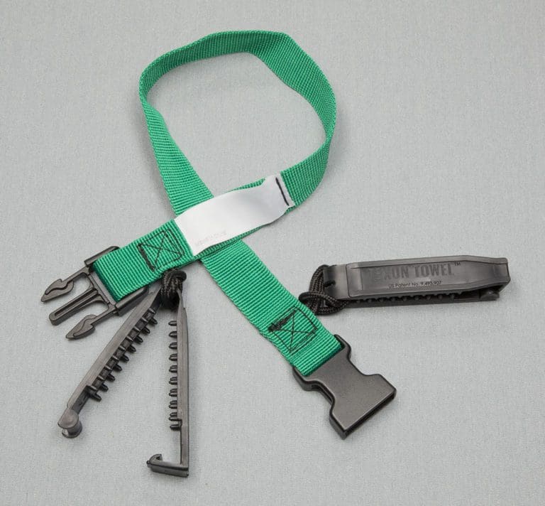 Laundry Loop, Straps with Double Sock Clips - Texon Athletic Towel