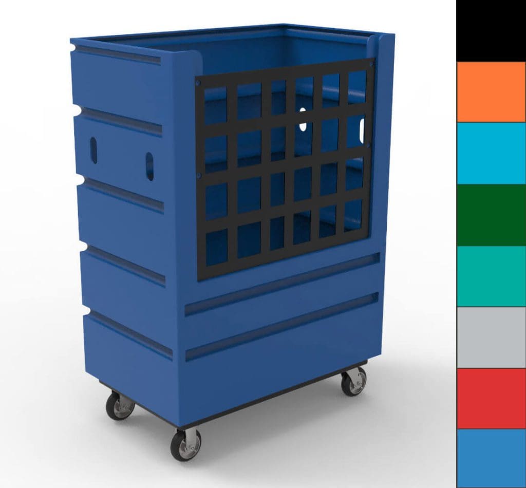 Poly Laundry Trucks | Poly Laundry Carts - Texon Athletic Towel